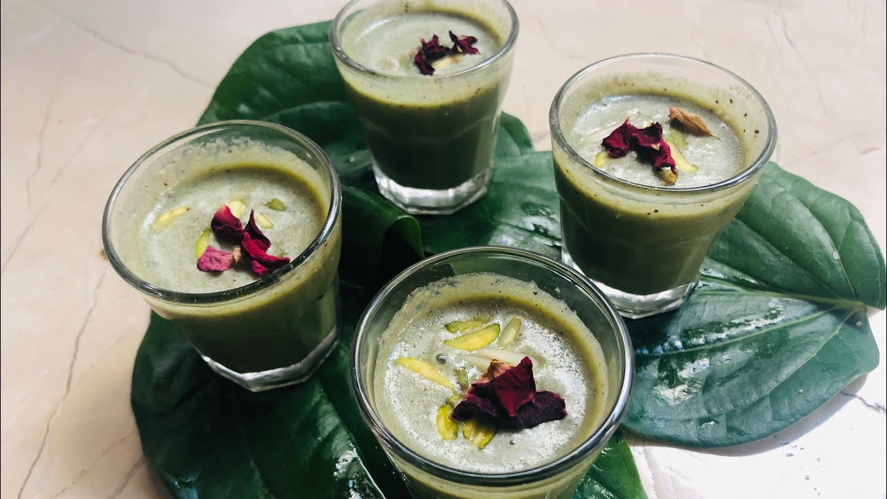 Paan shot recipe ! Summer cooler recipe | refreshing pan drink| summer ...