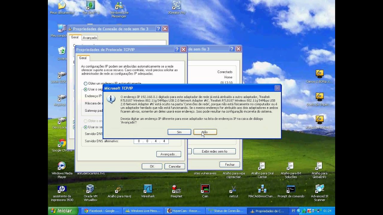 Como configurar o ip manualmente - YouTube