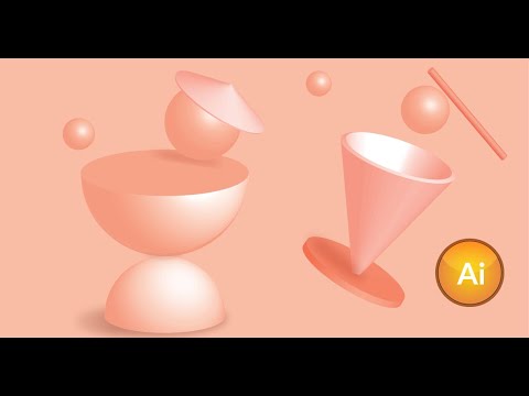 Hướng dẫn thiết kế Background style 3D | Creat background 3D by ...