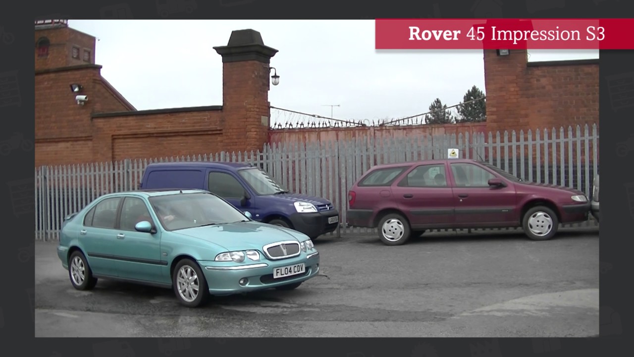 Nottingham Lot 15 - Rover 45 Impression S3 - FL04CDV - YouTube