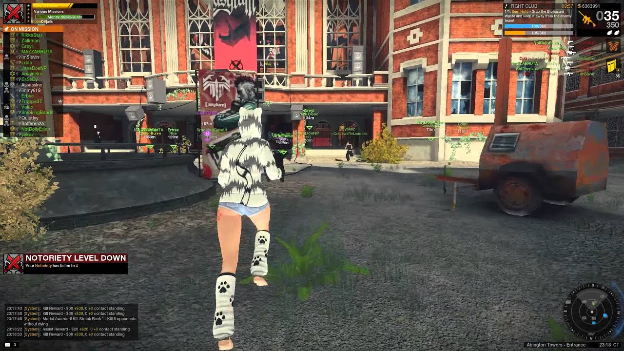 APB Reloaded Asylum / Agrotech ACES Rifle GamePlay - YouTube