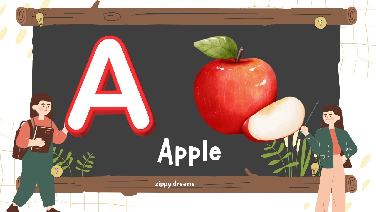 Phonics Sounds of Alphabets A to Z in English - A for Apple - ABC ...