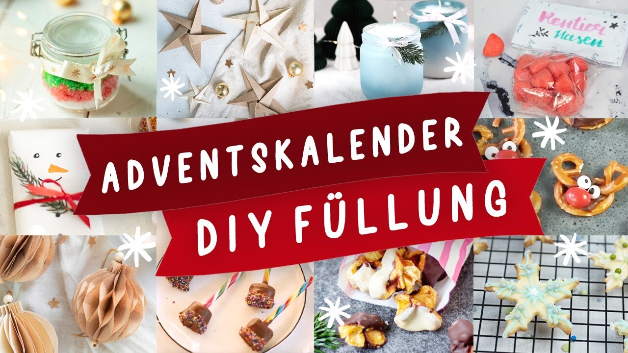Adventskalender günstig selbst befüllen und selber machen: 24 ...