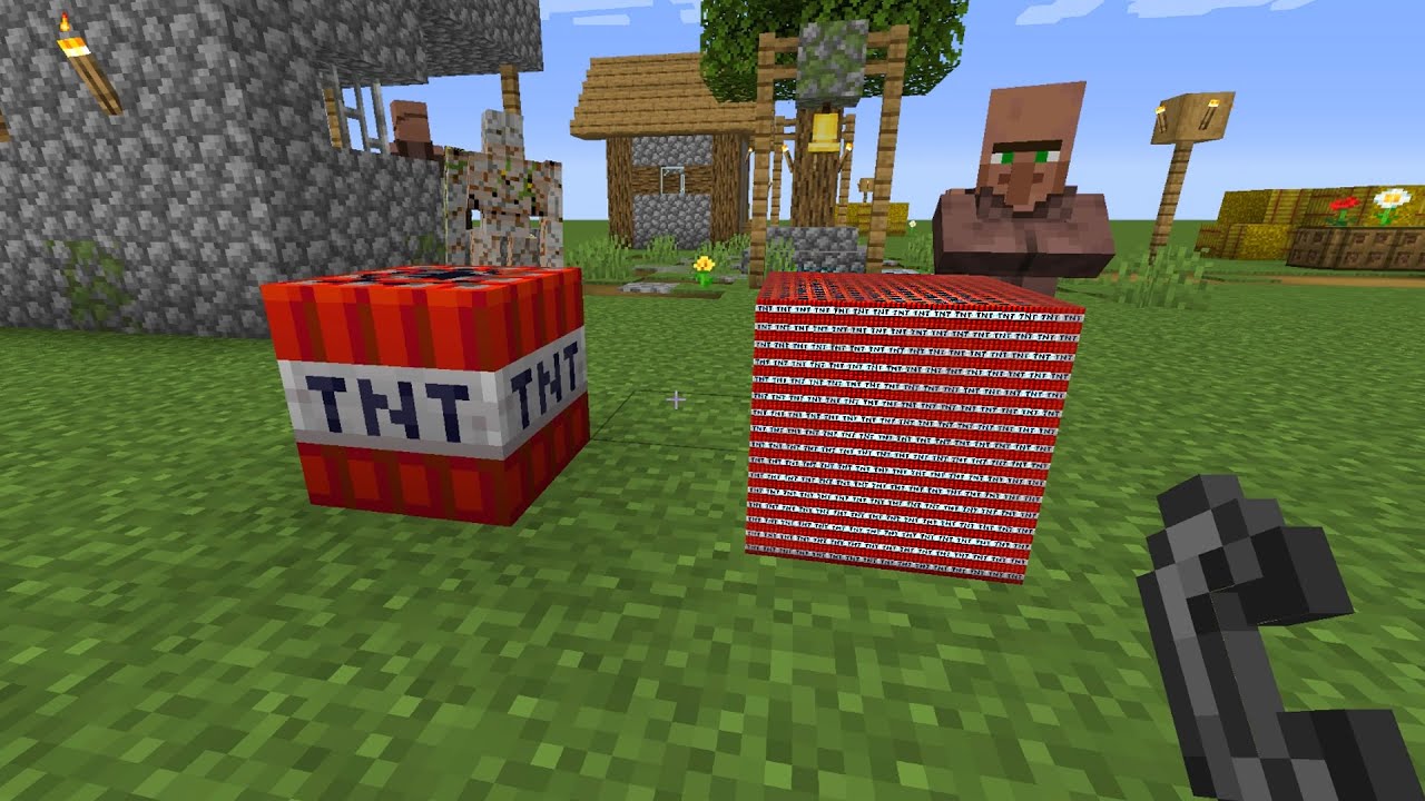 4096 mini tnt vs 1 normal tnt - YouTube