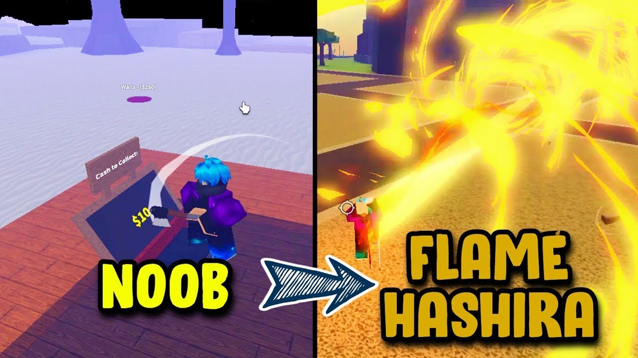 BECOMING FLAME HASHIRA in HASHIRA TRAINING TYCOON ROBLOX - YouTube