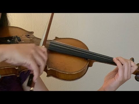 String crossings on violin (beginners) - YouTube