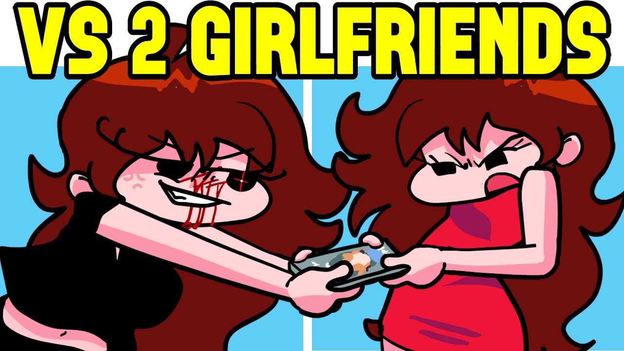 Friday Night Funkin' VS Two Girlfriends (Tug of War) (FNF Mod) - YouTube