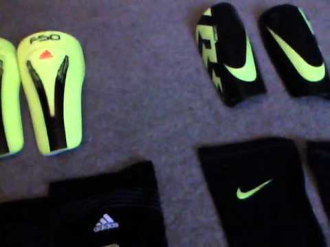 nike mucrial CR shine gaurd vs adidas F50 shine guard review