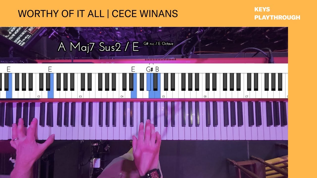 Worthy Of It All | CeCe Winans | Keys Playthrough - YouTube