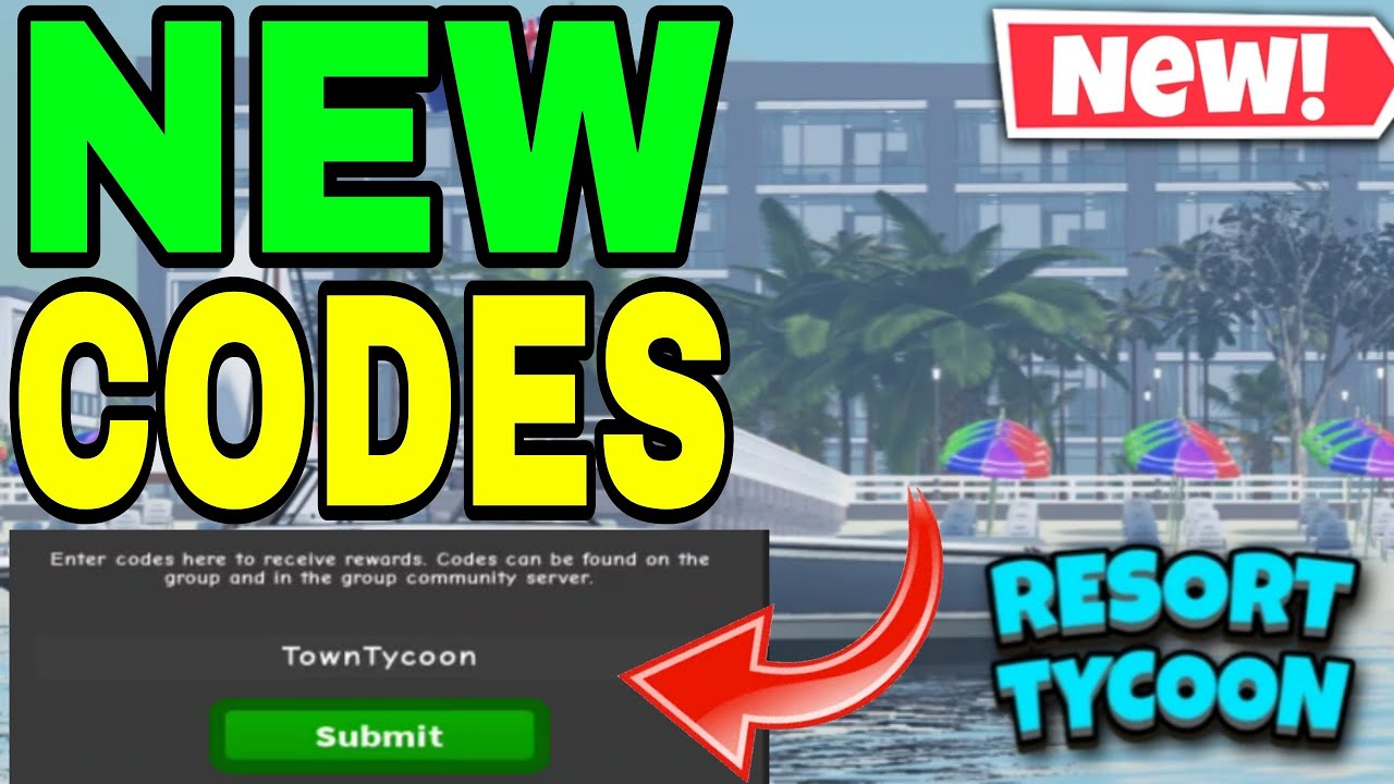 🏖️ Build a Resort Tycoon! Codes [Roblox] - YouTube