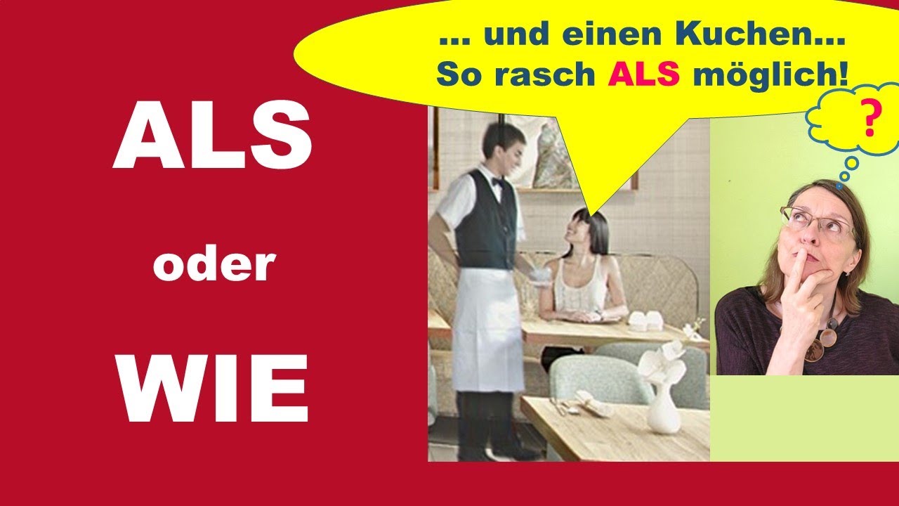 ALS = ungleich / WIE = gleich - Ist es tatsächlich immer so? (Deutsch ...