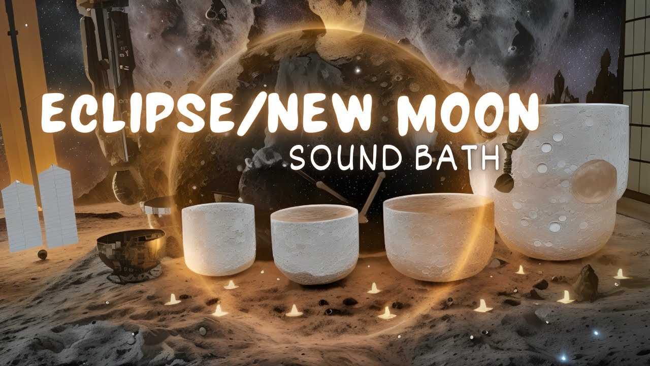 Solar eclipse & New Moon sound bath - crystal bowls & nature sounds ...