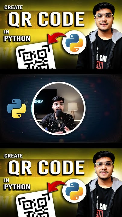 Generate QR Code Using Python #python #shorts #pythonprojects - YouTube