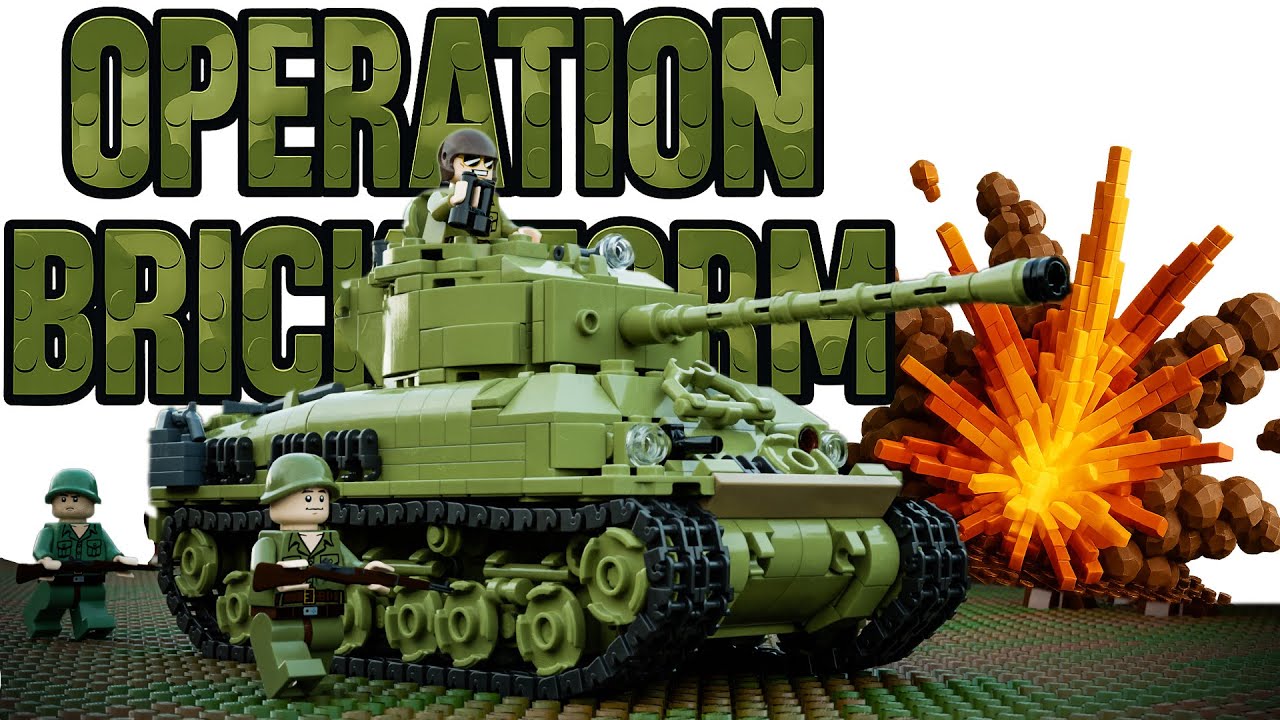 Operation Brickstorm: Part 1 - Clash in the Ruins (Lego WW2 stop motion ...