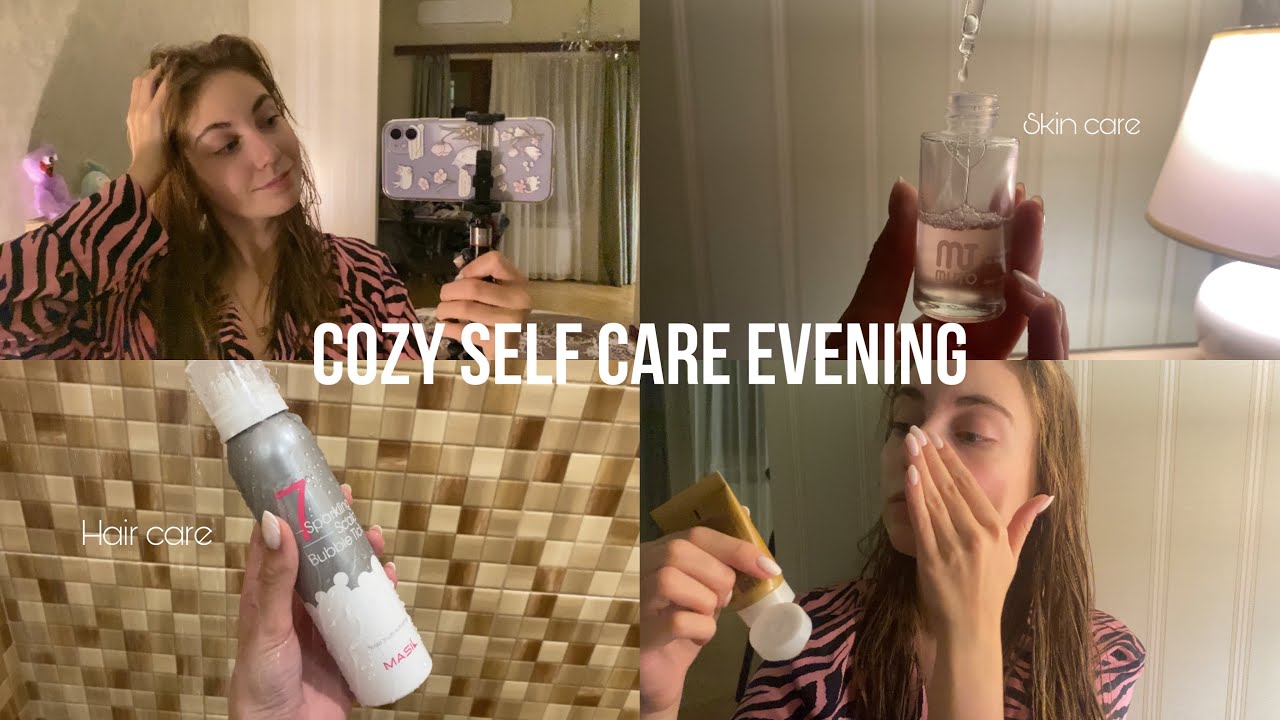 Cozy self care evening 🛁 - YouTube