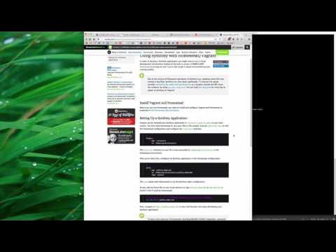 Building Symfony Application Experiment - 002 - Installing Homestead - YouTube