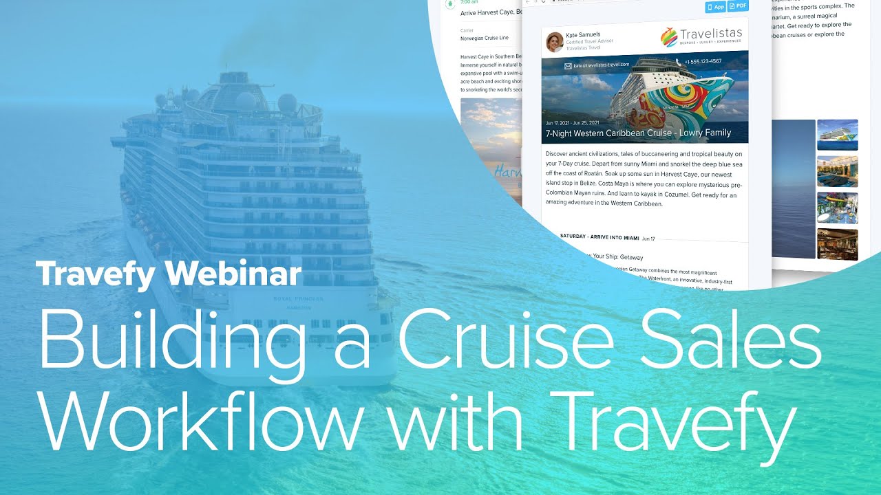 Sailing to Success: Building a Cruise Sales Workflow with Travefy - YouTube