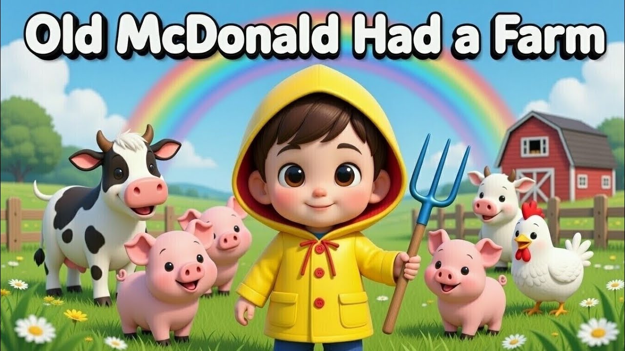 OLD MCDONALD HAD A FARM | kids song | nursery rhymes - YouTube