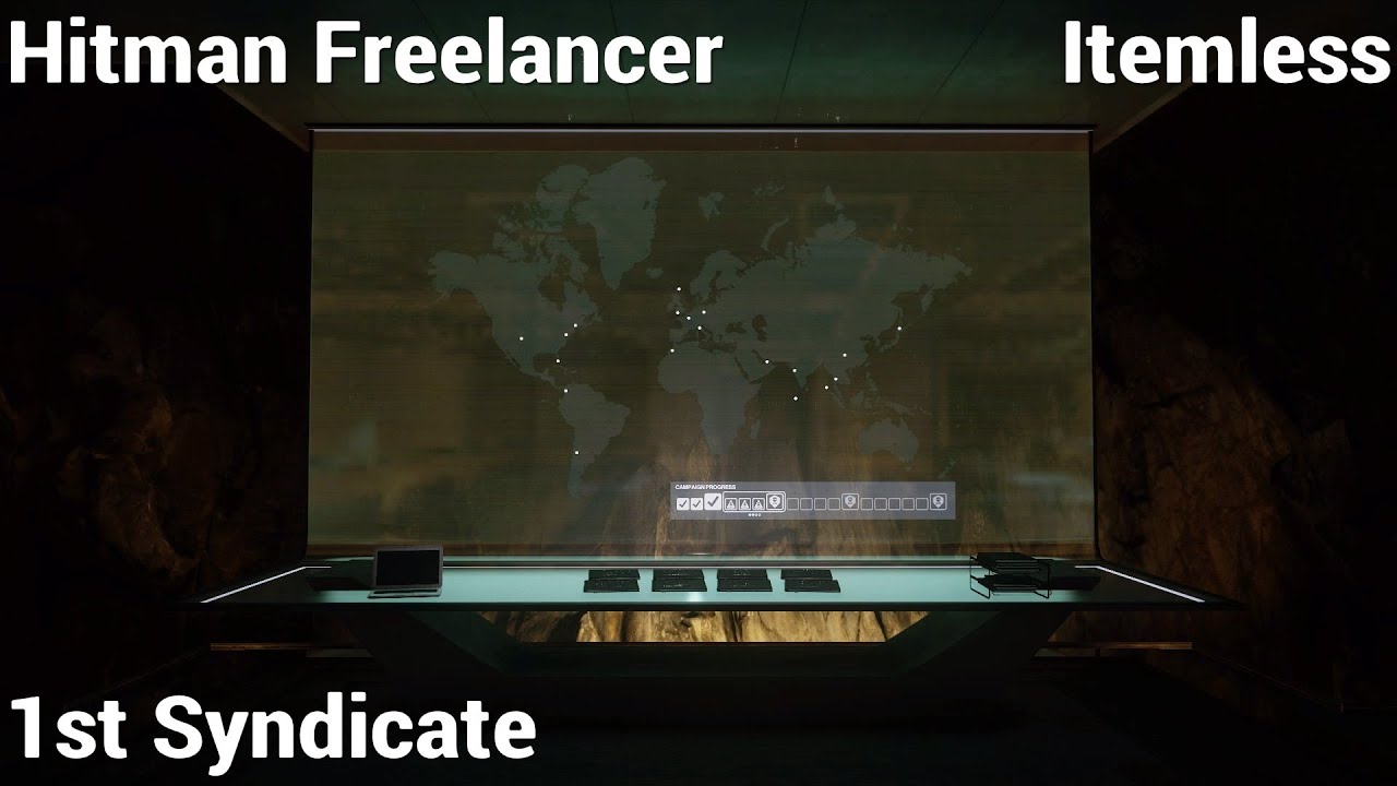 Hitman Freelancer - Itemless - 1st Syndicate - YouTube