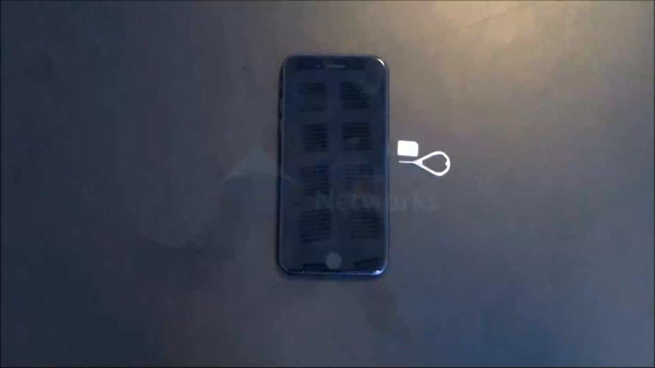 How to insert SIM card - iPhone 7 - YouTube