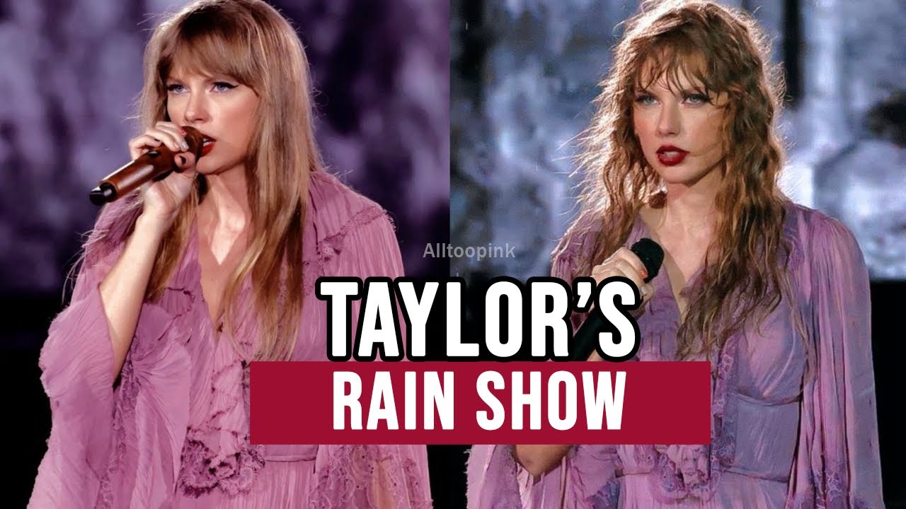 Taylor Swift Rain Show at the ERAS TOUR #taylorswift #theerastour - YouTube
