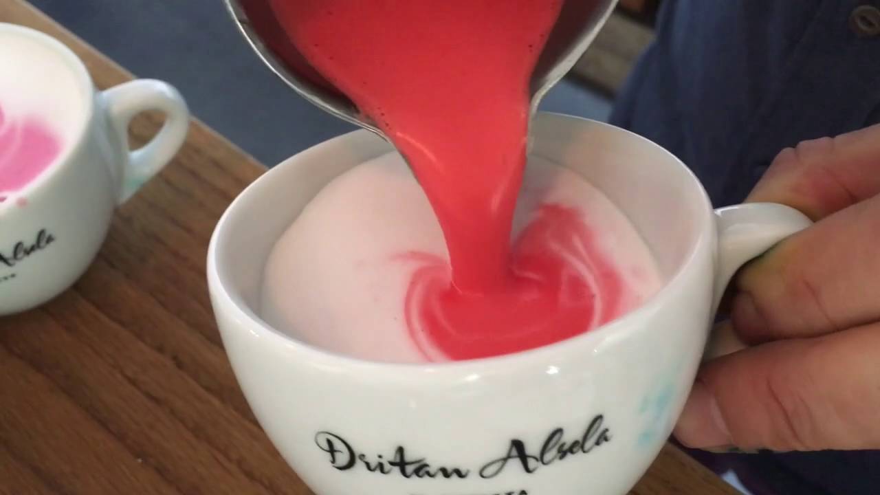 Colored Latte Art YouTube colored-latte-art-youtube