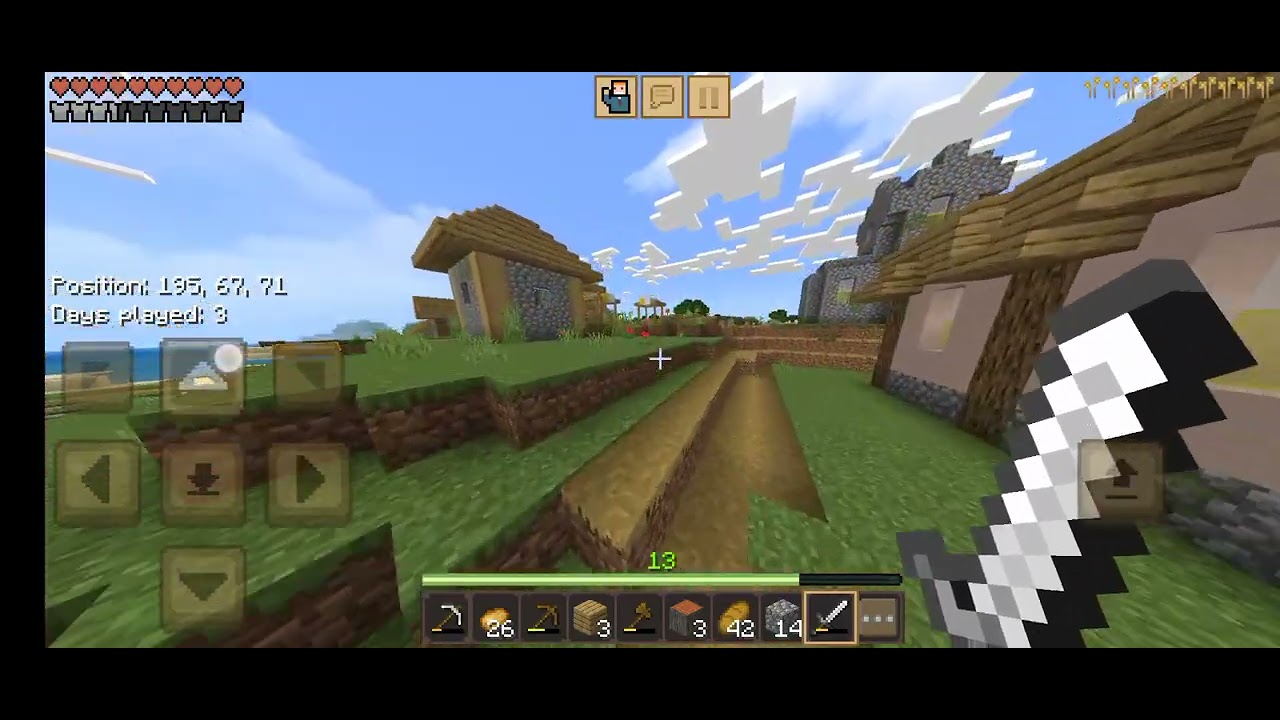 I build a house in crafting and building part 3 - YouTube