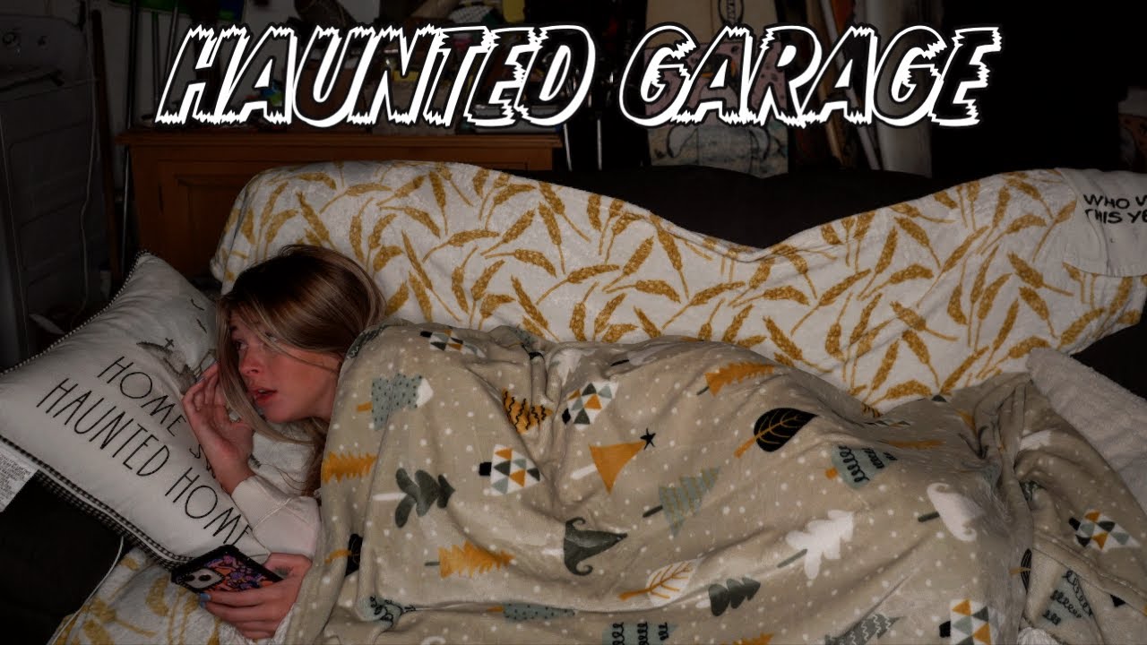 MEDIUM Tries Staying OVERNIGHT in HAUNTED Garage... | Mackies Haunted ...