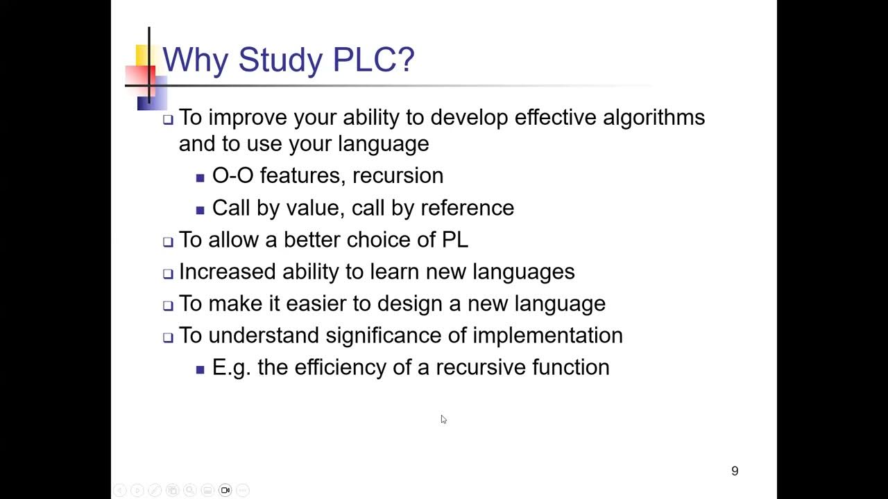 Programming Language Concepts or Programming Paradigms Course Outline and Objective - YouTube