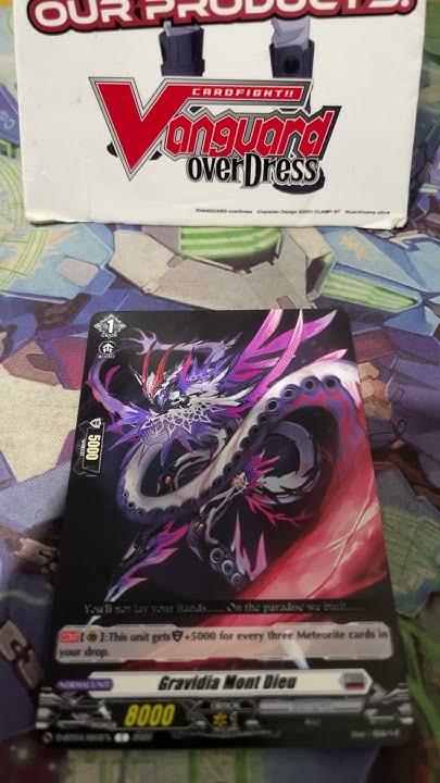 Cardfight Vanguard Overdress Brandt Gate Grade 1 Gravidia Mont Dieu - YouTube