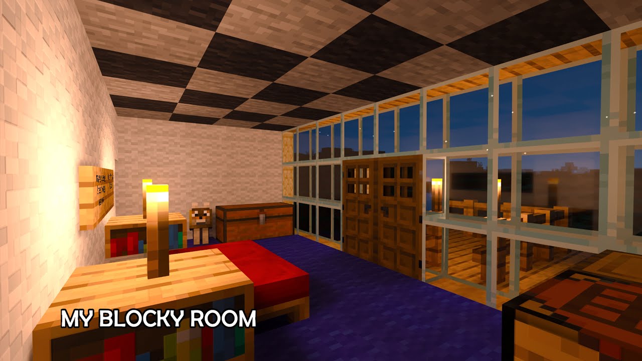 Minecraft - My Blocky Room [4] - YouTube