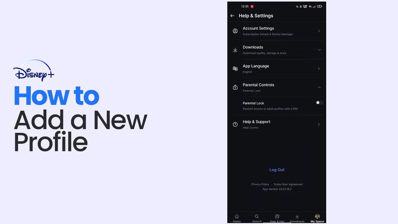 How to Add a New Profile on Disney Hotstar [easy] - YouTube