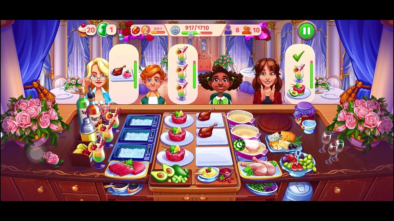 Cooking Craze Paris Level 98 (Goals 1710 / Don’t Burn Any Food) - YouTube