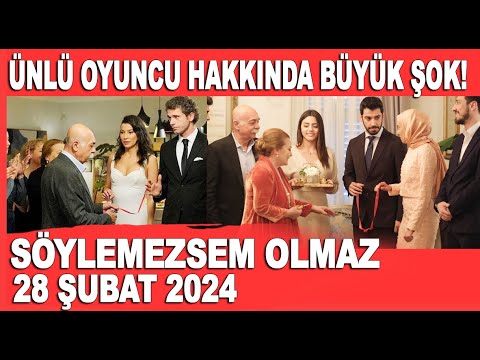 Söylemezsem Olmaz 28 Şubat 2024 / Kızılcık Şerbeti oyuncusu hakkında şok iddia!