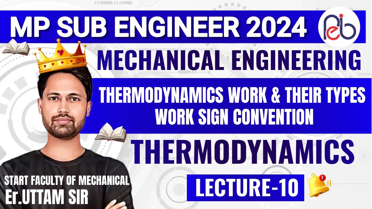 MP SUB ENGINEER 2024 | Thermodynamics-10 | Mechanical | UTTAM BATCH 🔥 ...