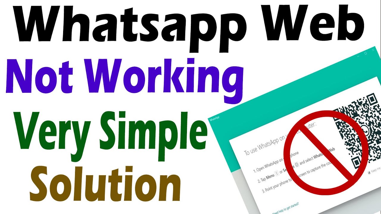 whatsapp web not working | whatsapp web not working in macbook ...