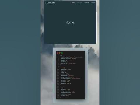 How to Change Navbar Background Color on Scroll |HTML, CSS & JavaScript #how #html #navbar # ...