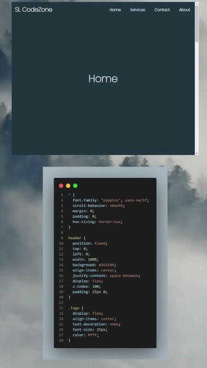 How to Change Navbar Background Color on Scroll |HTML, CSS & JavaScript #how #html #navbar # ...