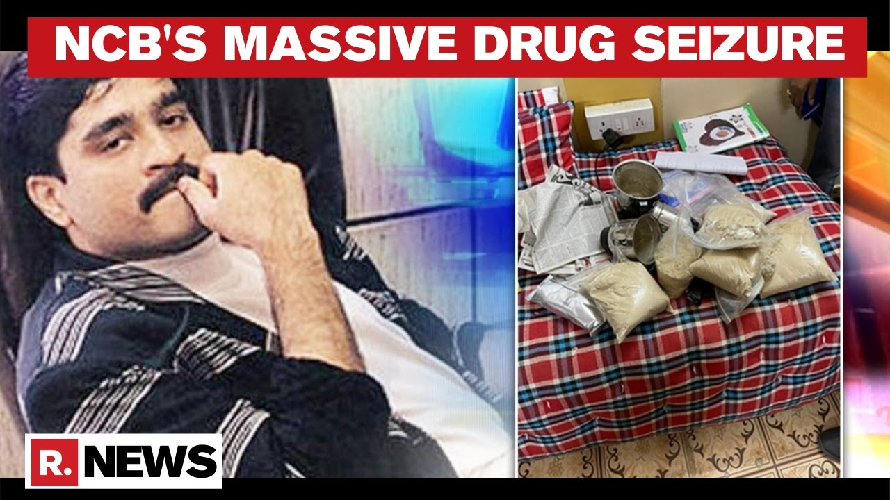 NCB Raids Factory Run By Dawood's Aide In Mumbai; Drugs Worth Crores, Cash, Weapons Seized - YouTube