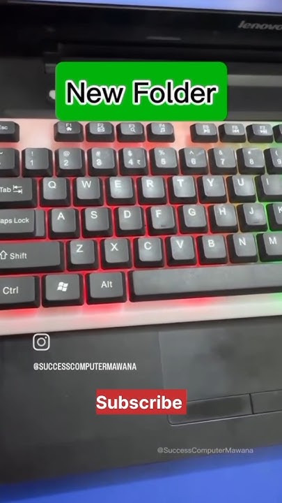 create new folder shortcut key 😱😱 #computer #trick #shorts - YouTube