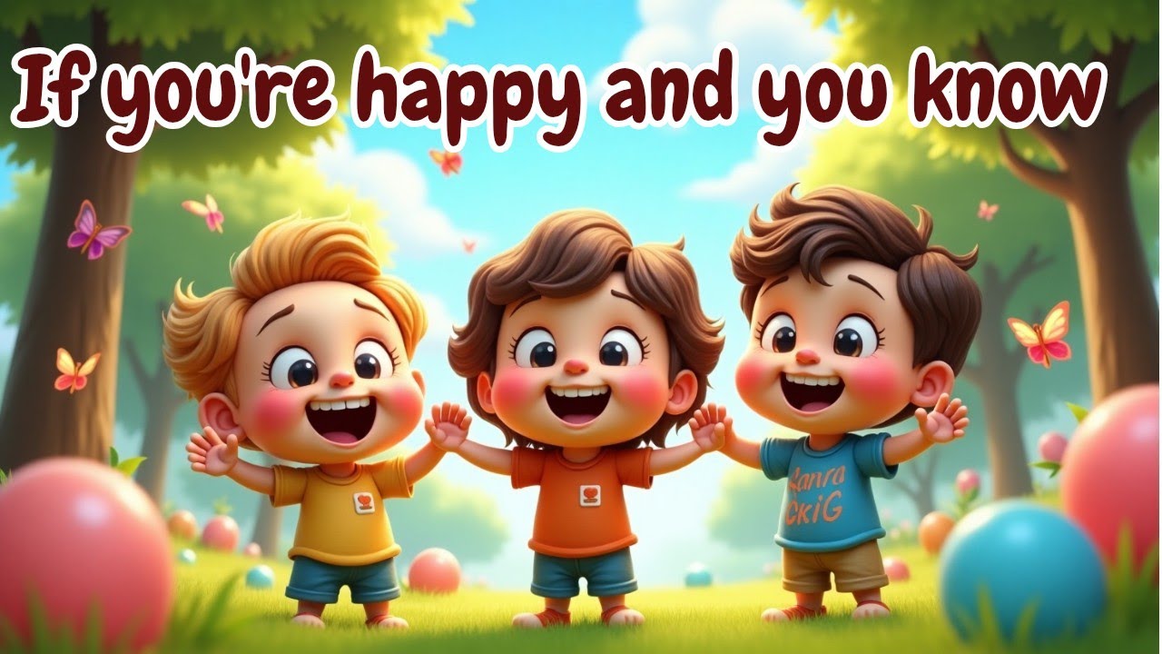 If You’re Happy and You Know It Clap Your Hands | Fun Kids Action Song ...