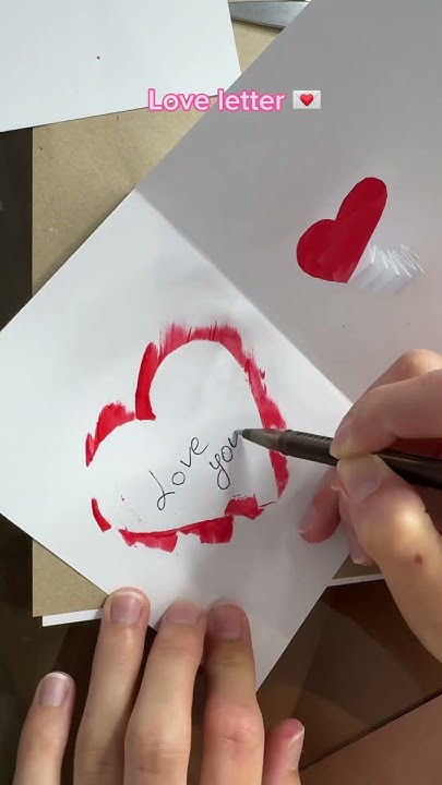 DIY love letter 💌 - YouTube