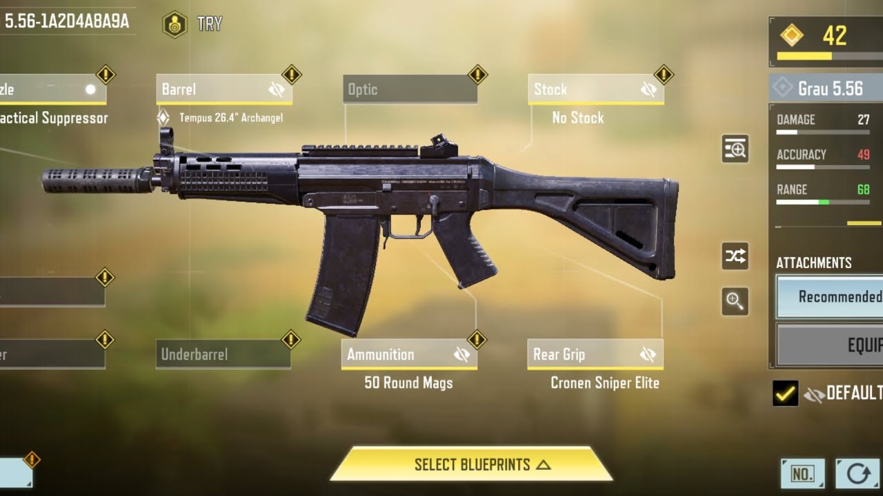 Grau Attachments | CODM | Nov 2024 - YouTube