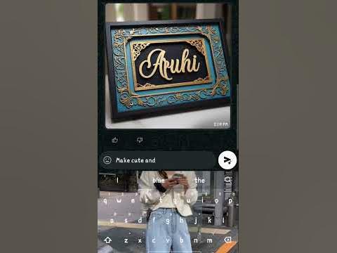 aruhi name letter. ....... (arushi)... next you cuties #bollywood - YouTube