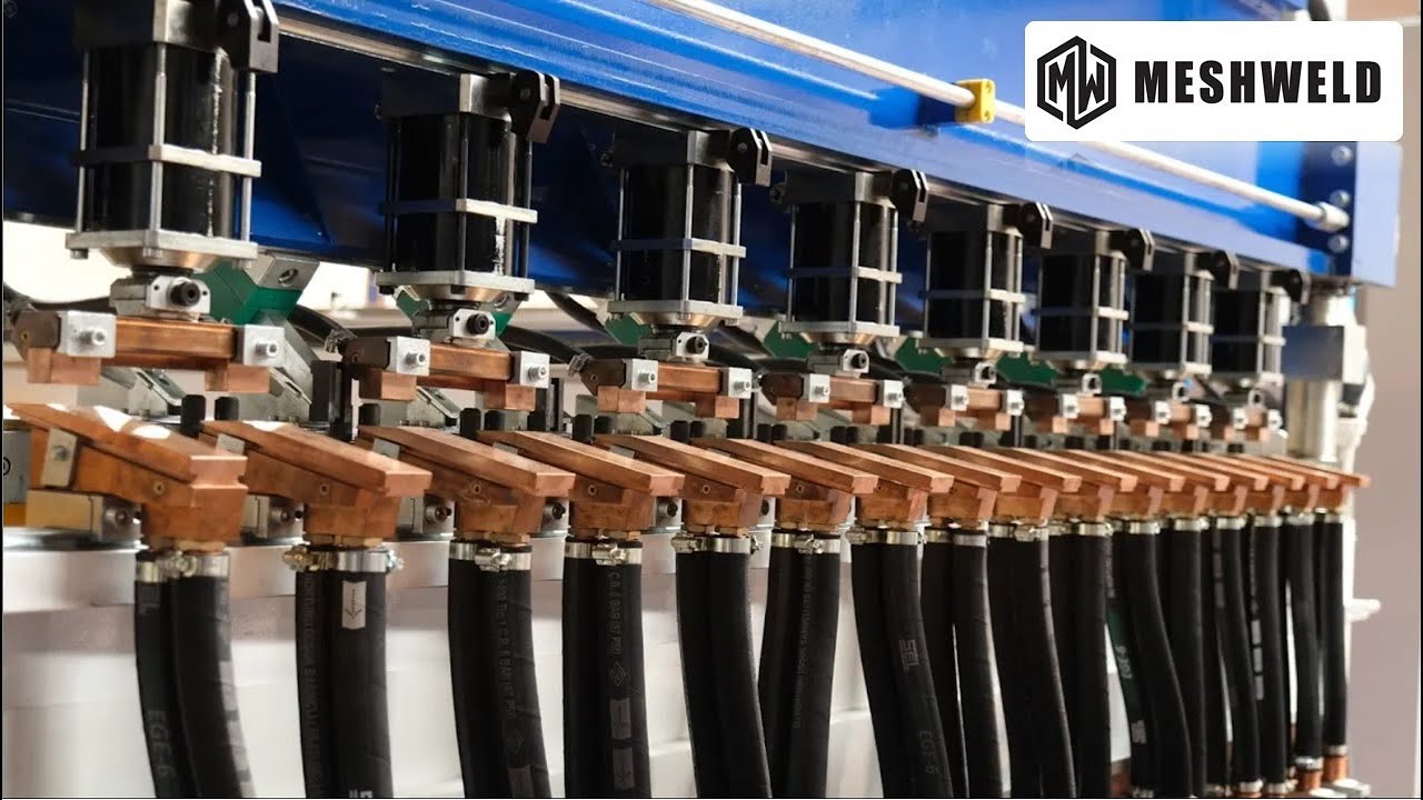 Wire Mesh Welding Machine | MESHWELD CS105 SEW - YouTube