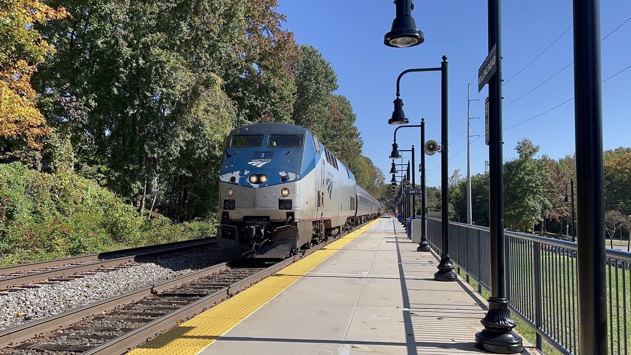 Amtrak 176 & 51 in Rolling Road, VA - YouTube