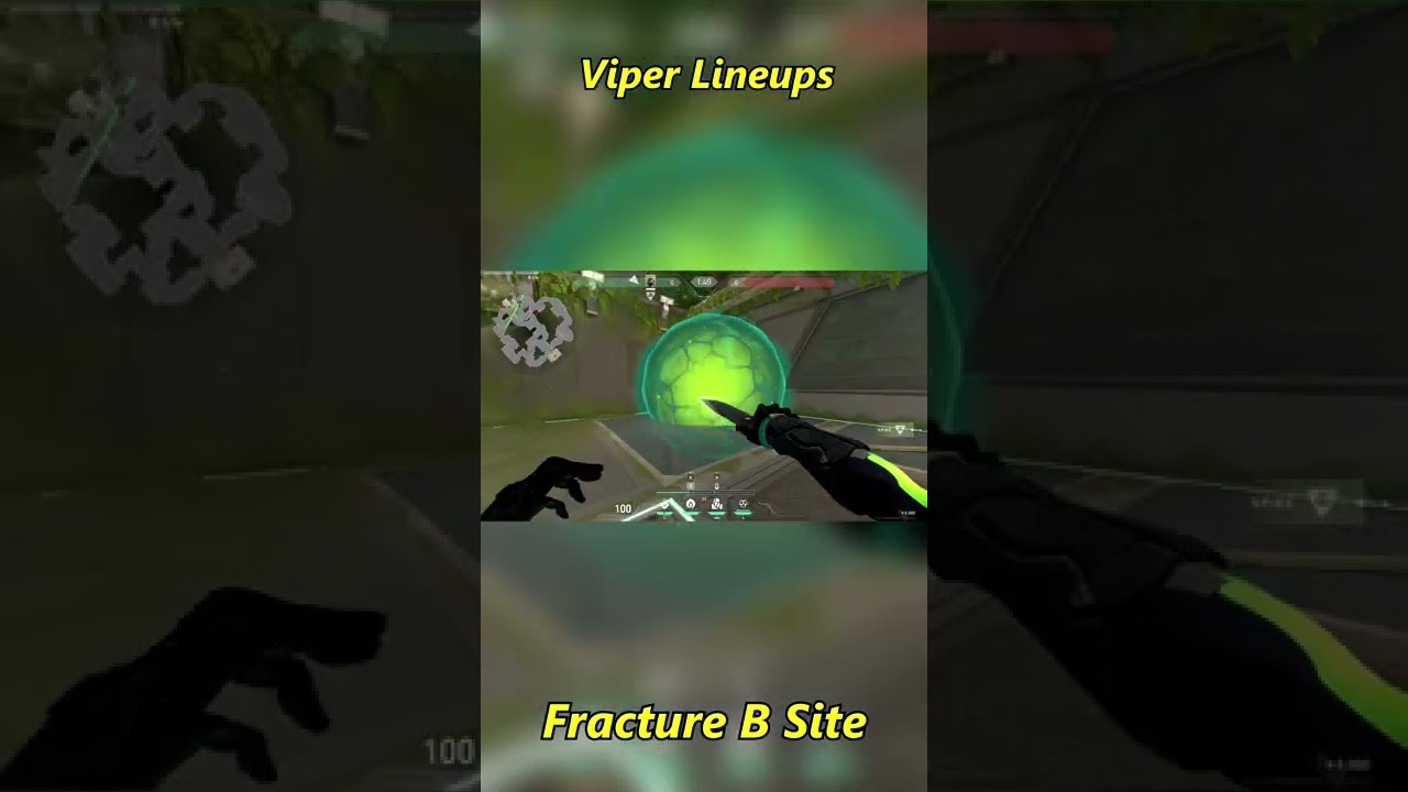 Valorant - Viper Lineups Fracture B Site - YouTube