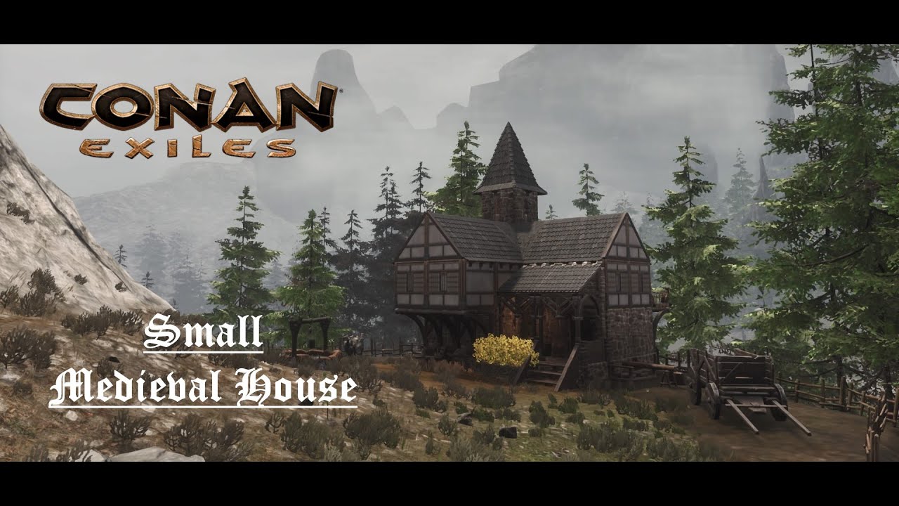 Conan Exiles: How to Build a Small Medieval House - YouTube