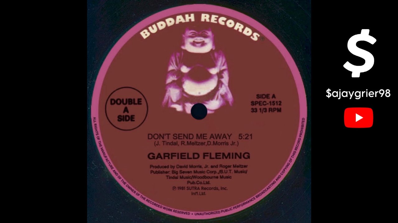 Garfield Fleming - Don’t Send Me Away - 1981 Sutra Records, Inc. - YouTube