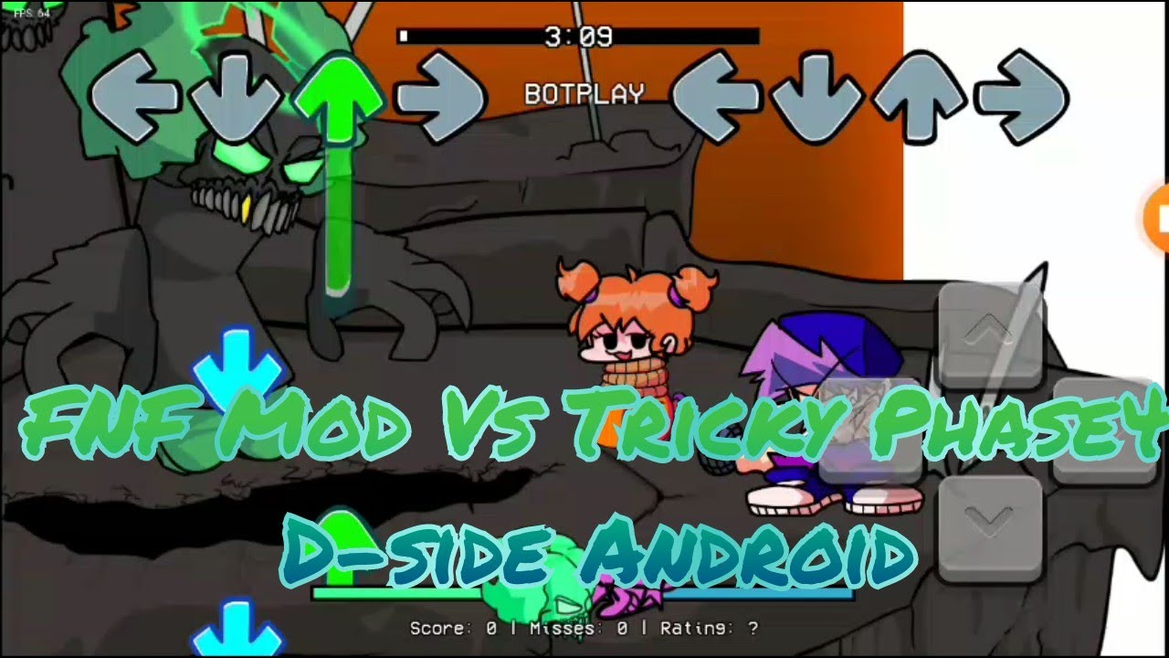FNF Mod Vs Tricky Phase4 D-side Android - YouTube